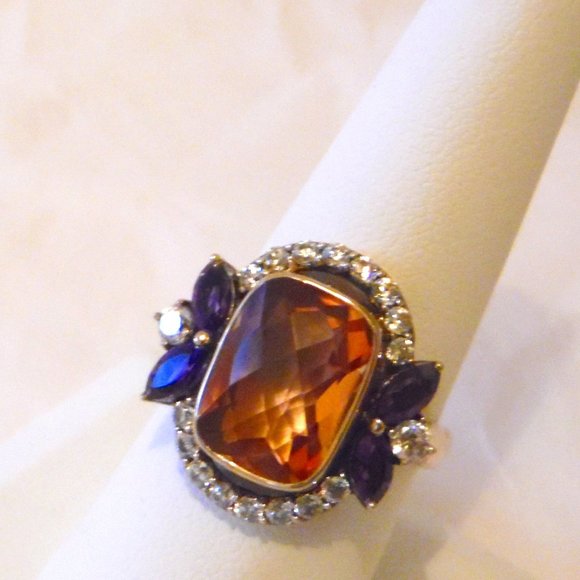 Nicky Butler | Jewelry | Nicky Butler Honey Quartz Triplet And Amethyst ...